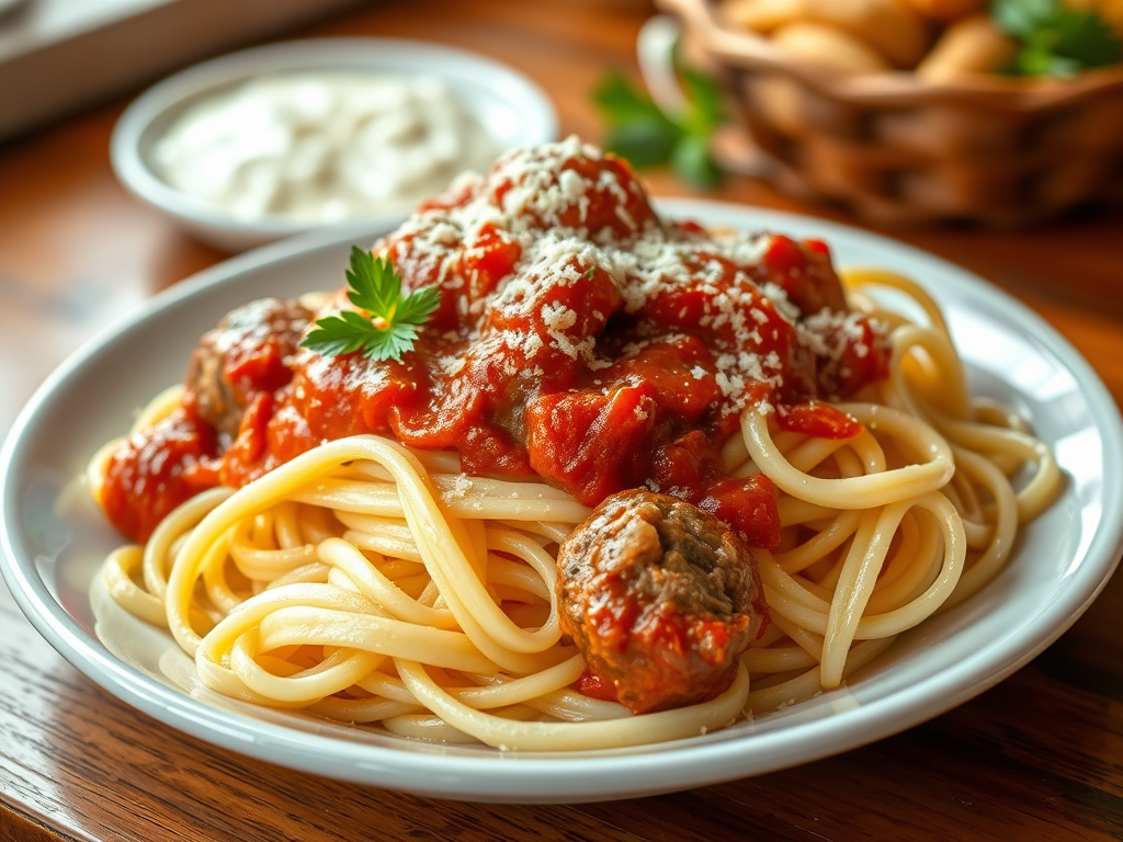 Two-Sauce Fettuccine with Homemade Meatballs – Its a Jersey Thing Blog